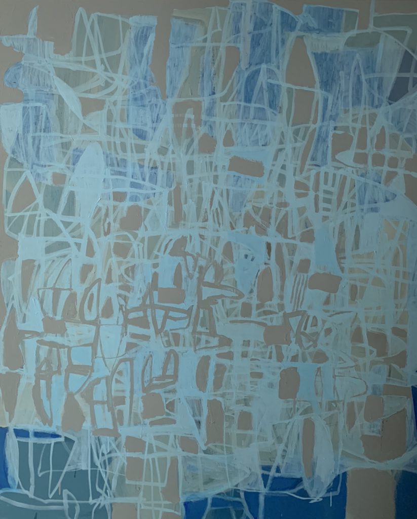 Blue Tango 72 x 60 - Galería Petrus